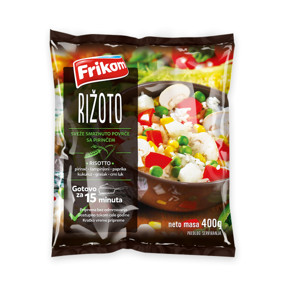 Rižoto – Mešavine povrća – Povrće i voće – Smrznuta hrana — Frikom